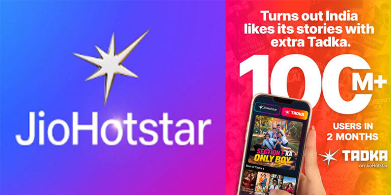 JioHotstar’s Tadka achieves major 100 Million user milestone - Only ...